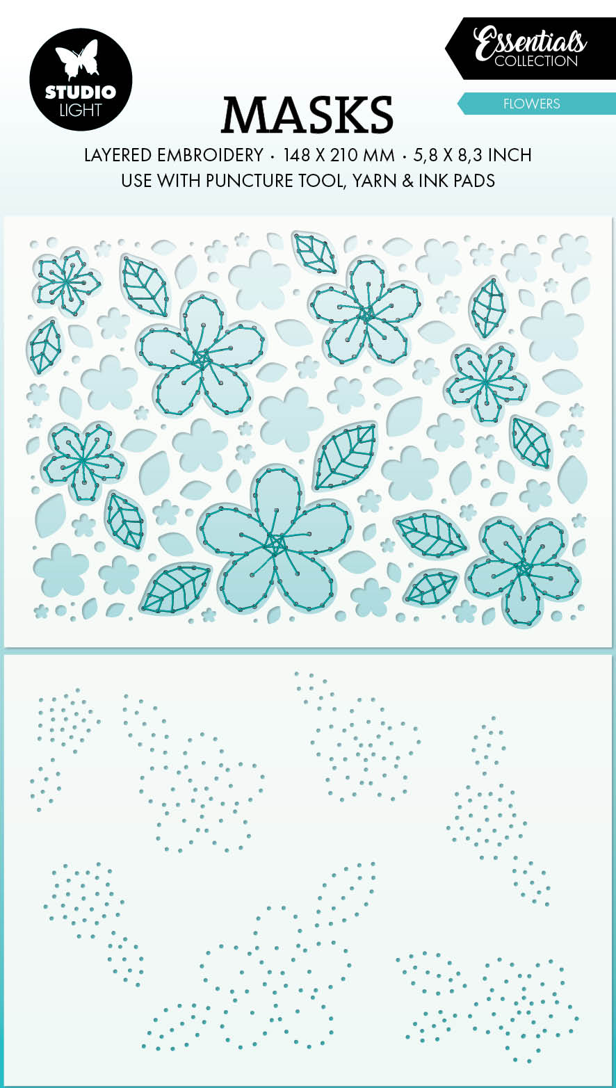 SL Puncture Tool Mask Flowers Essentials 2 PC