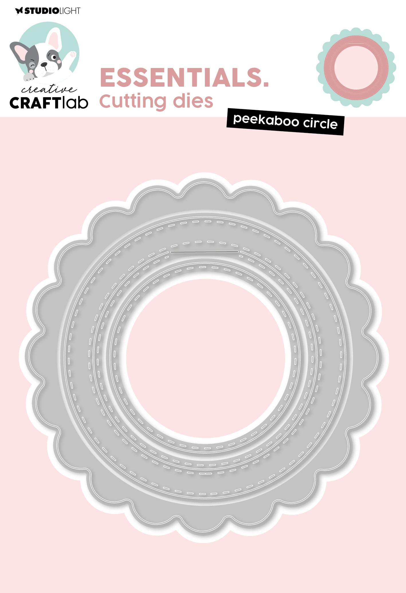CCL Cutting Die Peekaboo Circle Essentials 3 Pieces