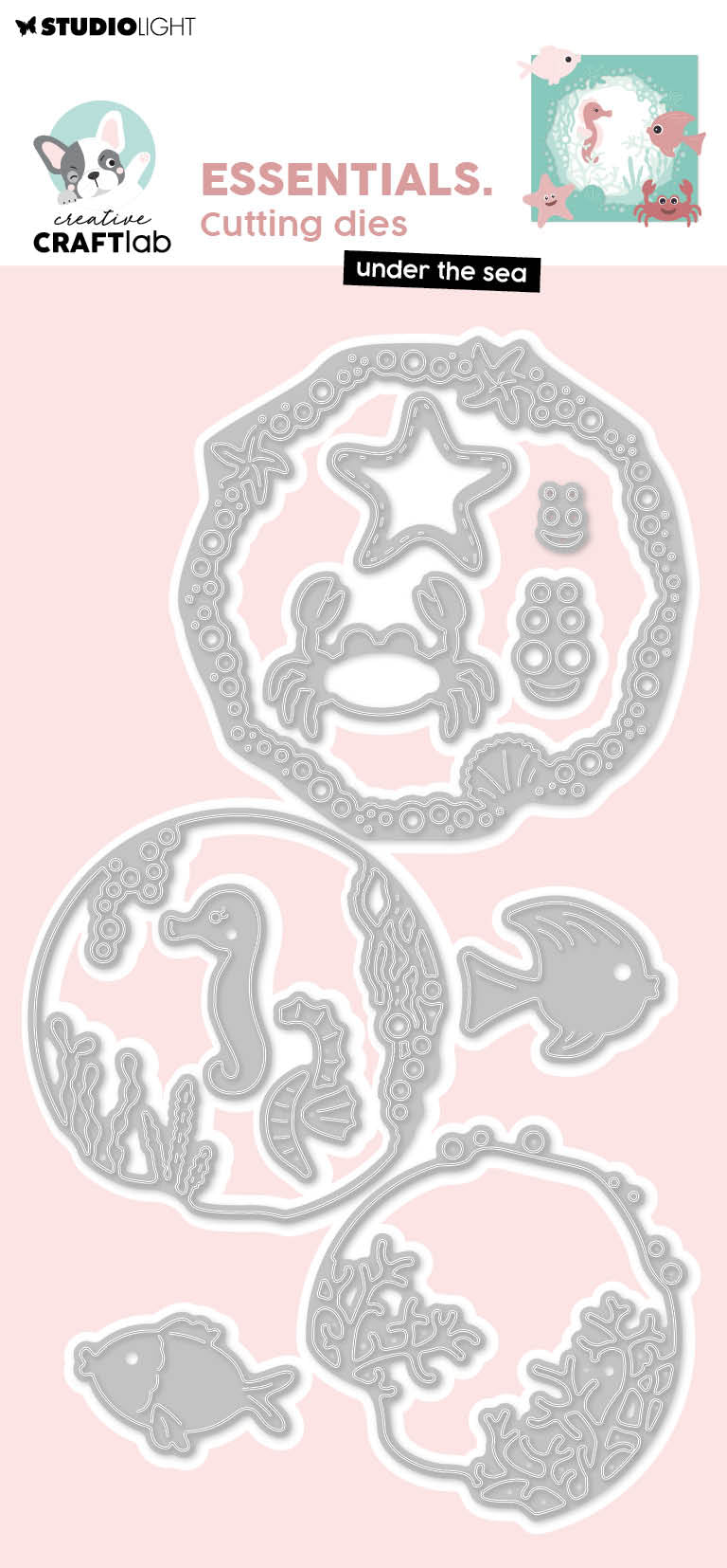 CCL Cutting Die Under The Sea Essentials 9 Pieces