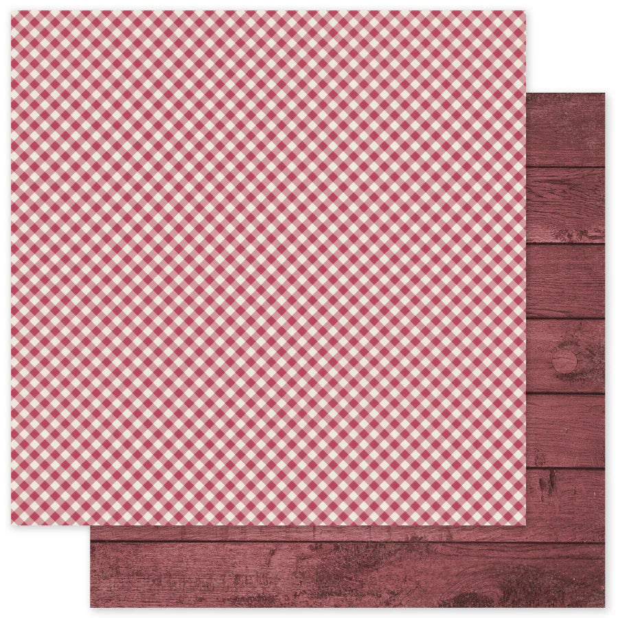 Christmas Holly Basics B 12x12 Paper (12pc Bulk Pack) 35148