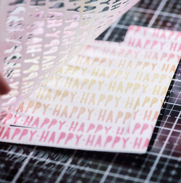 Lots of Happy Stencil